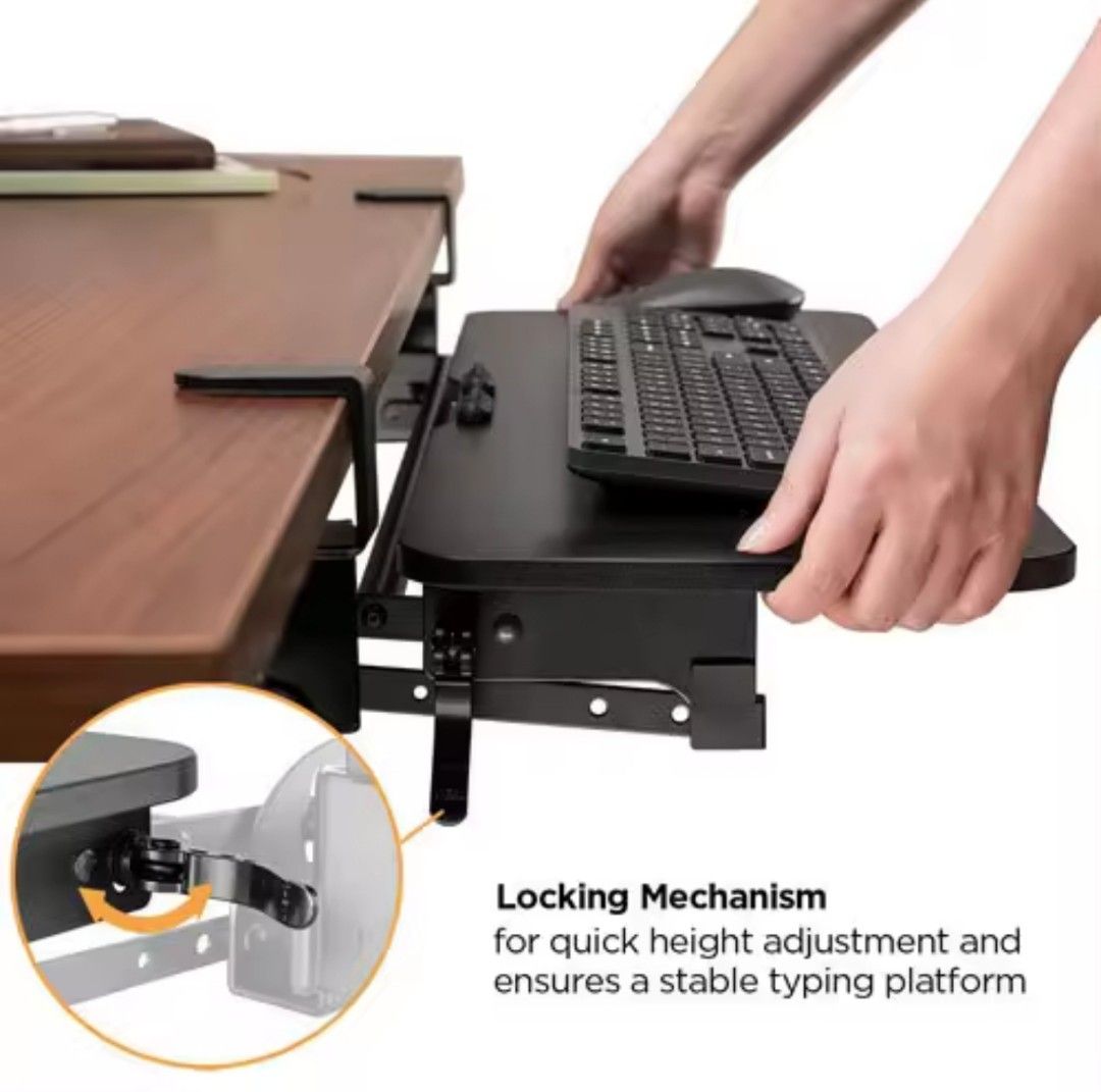 ULTi clamp-on keyboard tray, Computers & Tech, Parts & Accessories ...