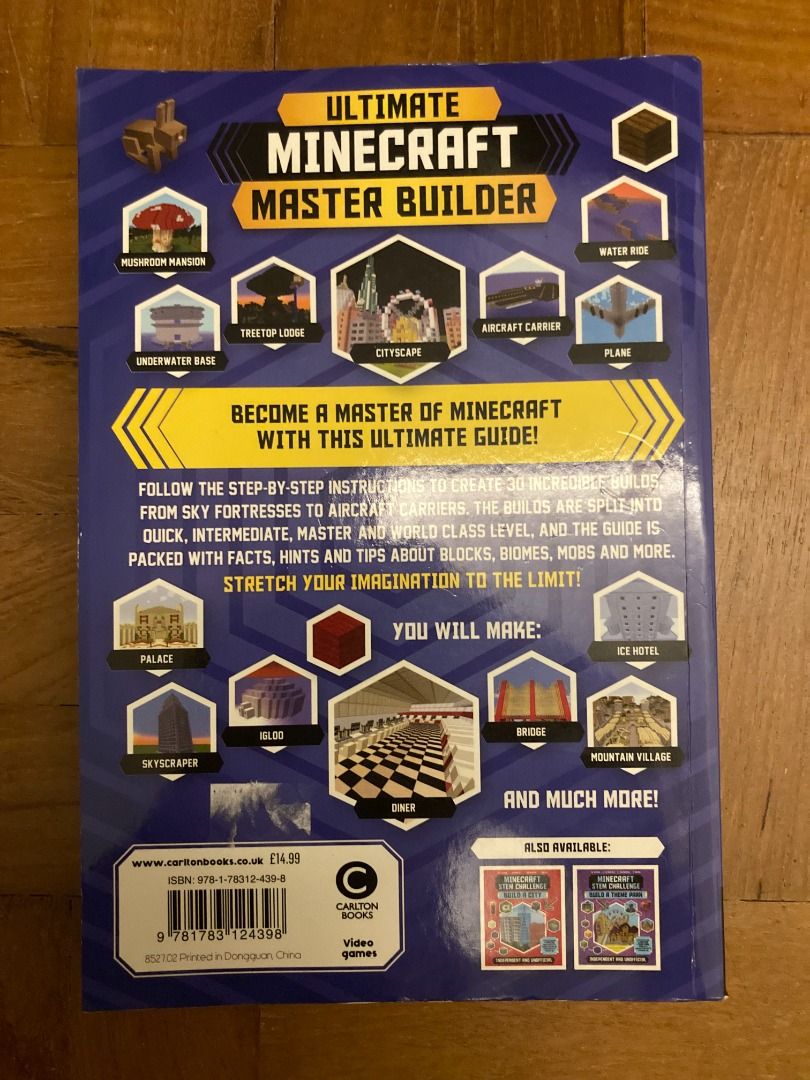 Ultimate Minecraft Master Builder, Hobbies & Toys, Books & Magazines ...