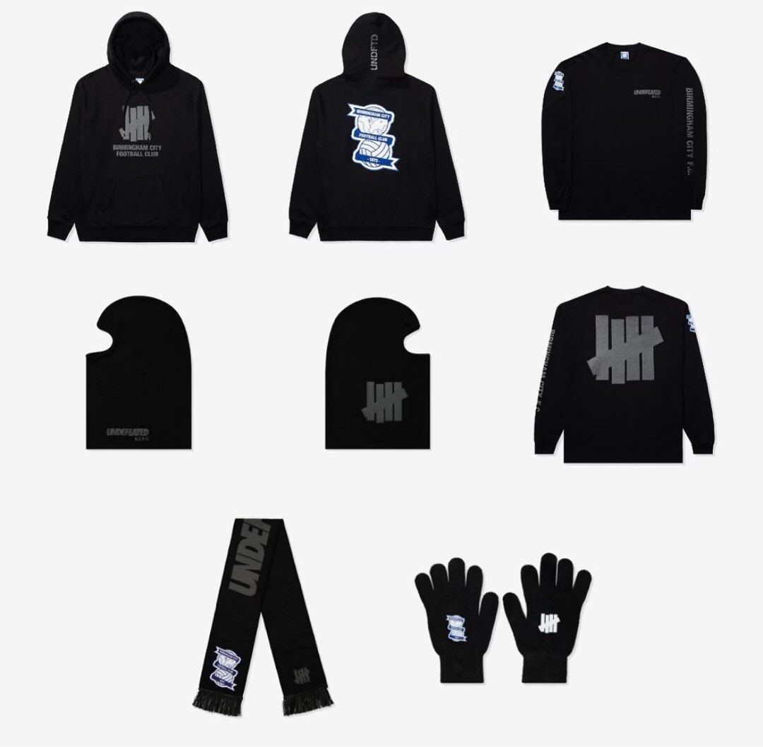 Undefeated x Birmingham City Football Club White Collection, Men's ...