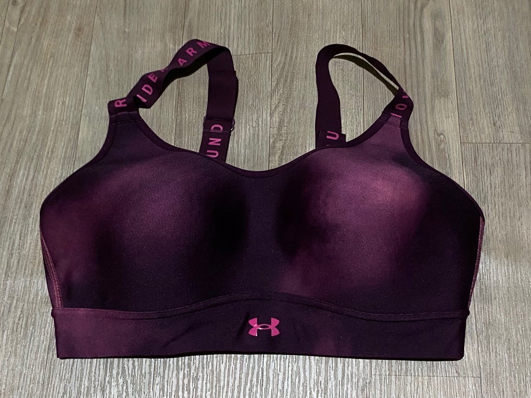 Under Armour Medium Impact Back Clasp Womens, Women's Fashion ...