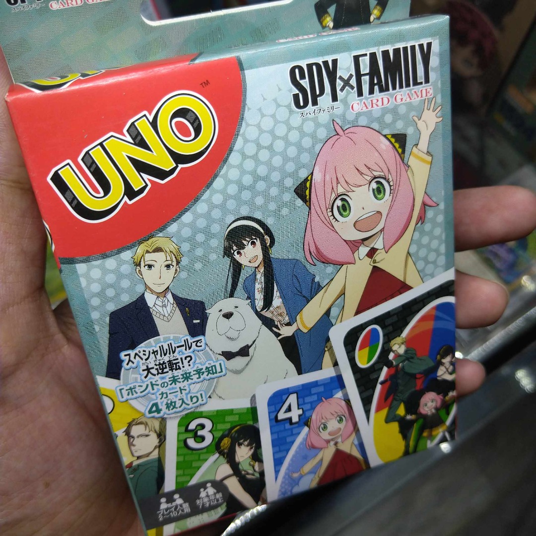 Uno Cards: Spy × Family, Hobbies & Toys, Toys & Games on Carousell