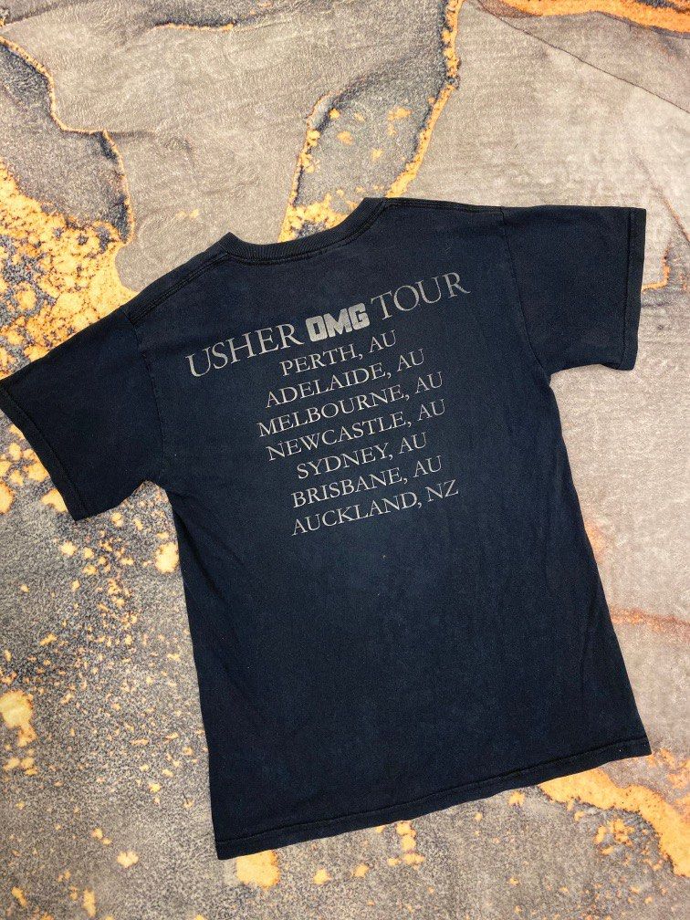 Usher OMG, Men's Fashion, Tops & Sets, Tshirts & Polo Shirts on Carousell
