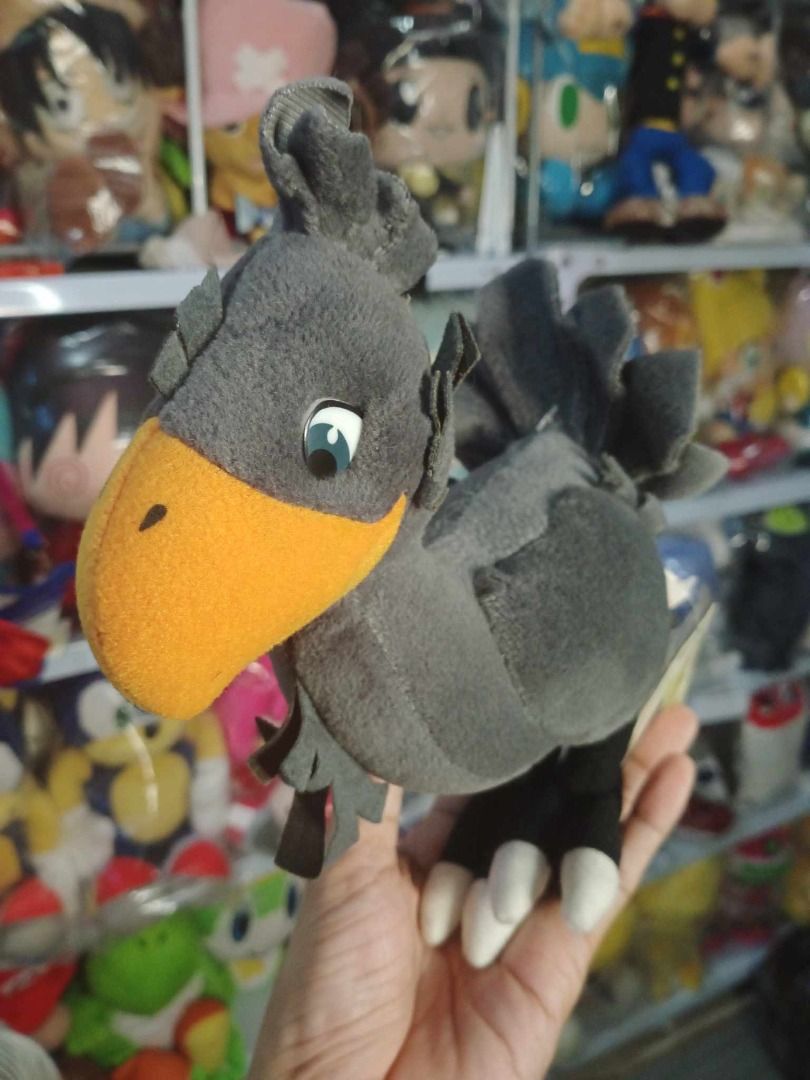 Vintage 8-Inch Black Chocobo Final Fantasy Video Game Anime Plush Stuff ...