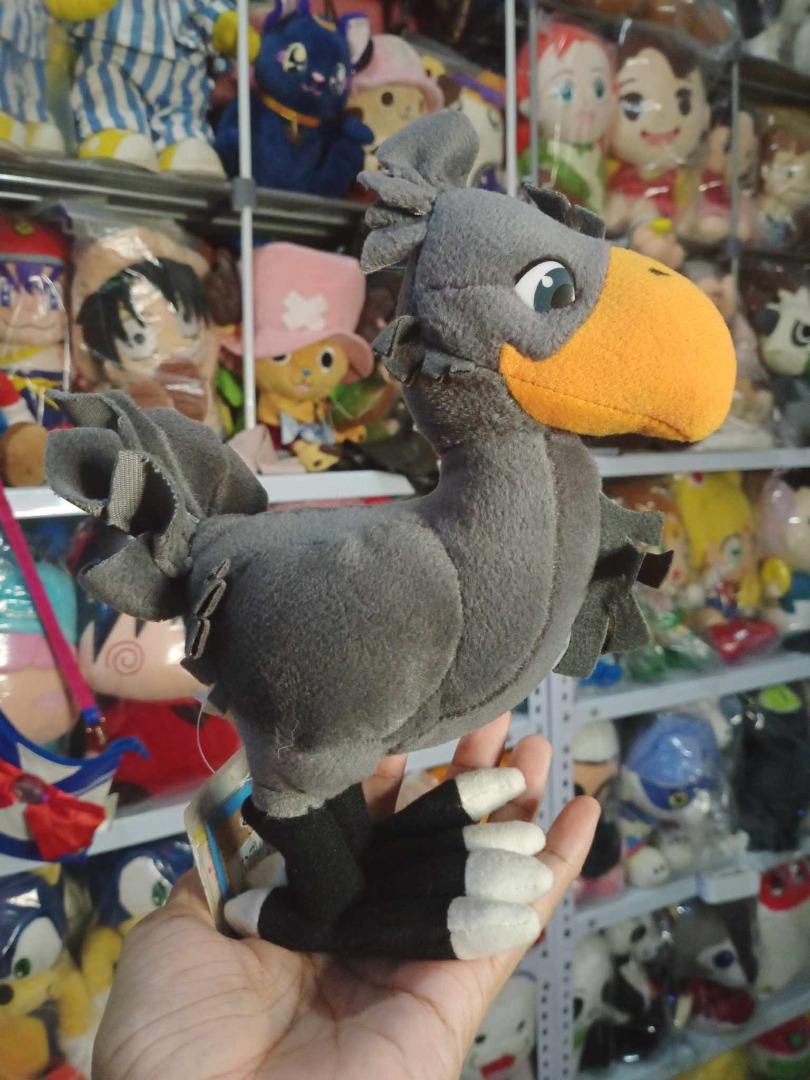 Vintage 8-Inch Black Chocobo Final Fantasy Video Game Anime Plush Stuff ...