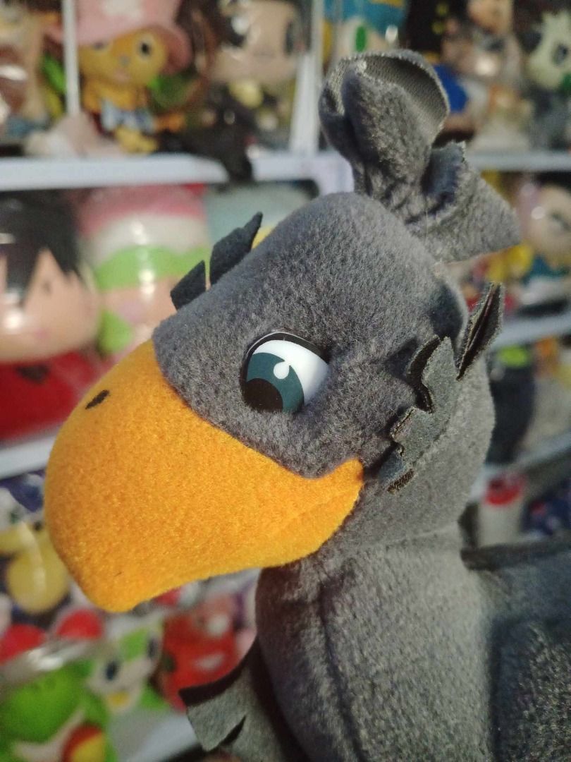 Vintage 8-Inch Black Chocobo Final Fantasy Video Game Anime Plush Stuff ...