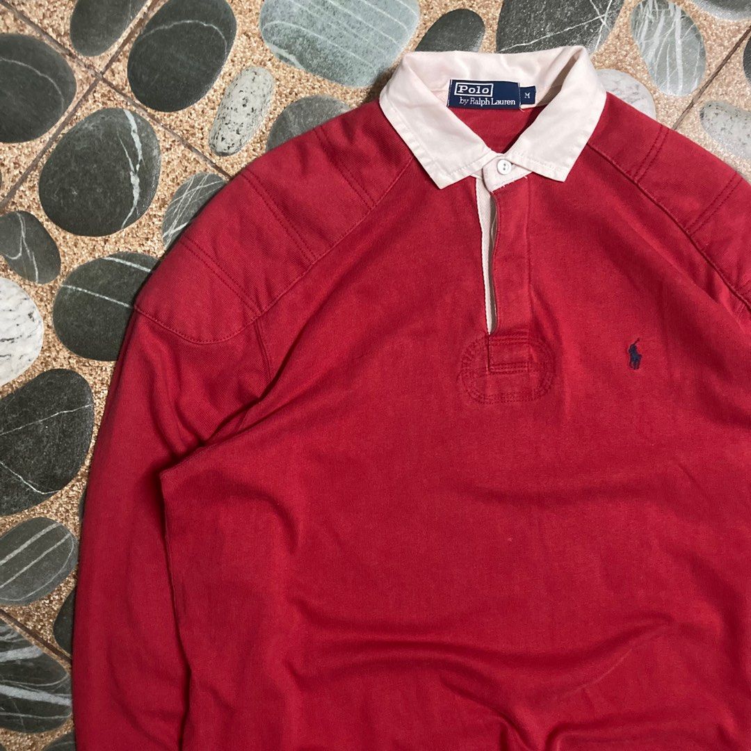 Vintage 90's RL Rugby Polo Longsleeve, Men's Fashion, Coats, Jackets ...