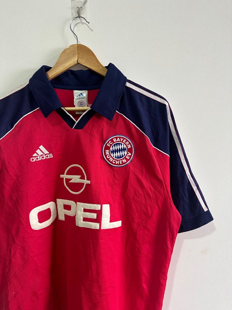 Vintage Bayern Munich FC Retro Soccer Jersey 1999 adidas, Men's Fashion ...