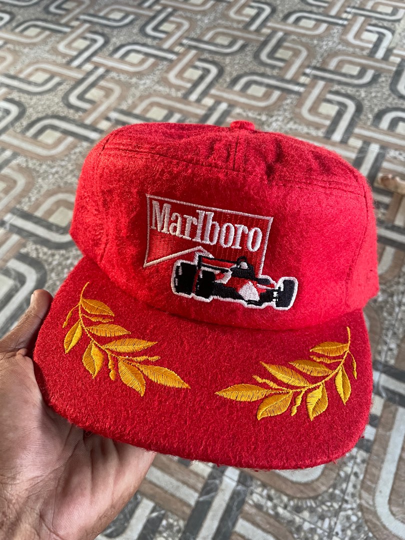Vintage marlboro F1 cap, Men's Fashion, Watches & Accessories, Caps ...