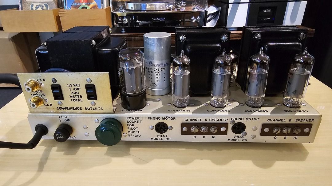 Vintage PILOT Stereo Tube Amplifier Model 232, Audio, Soundbars ...