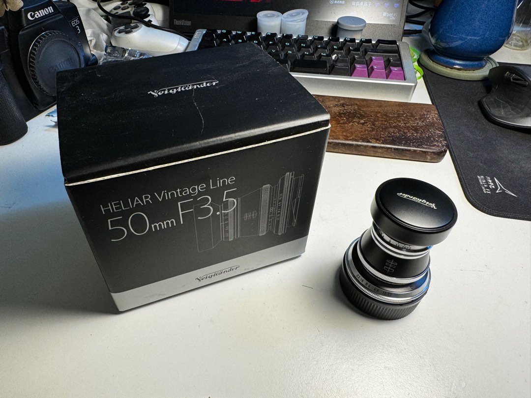 Voigtlander Heliar 50mm F3.5 Vintage Line VM, 攝影器材, 鏡頭及裝備 - Carousell