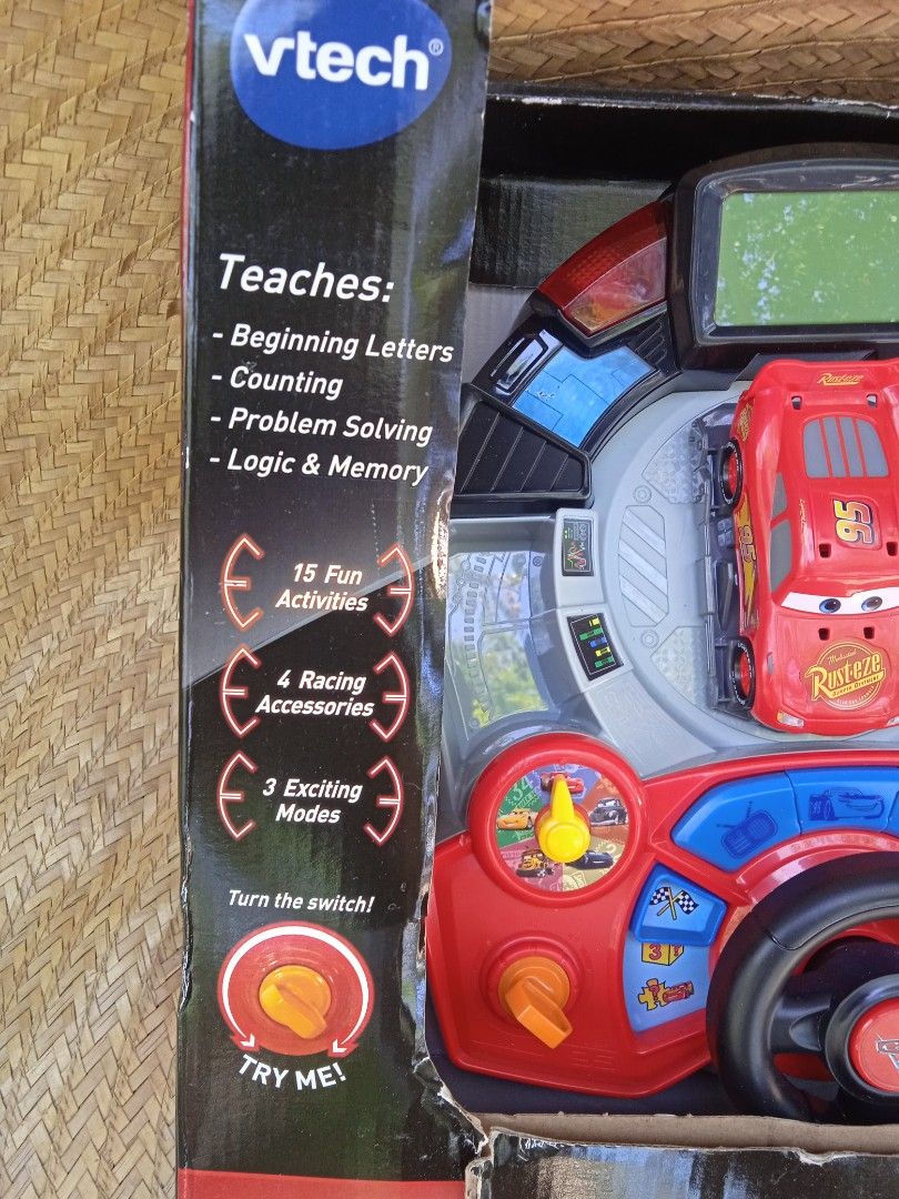 Vtech Ready To Race Lightning Mcqueen, Babies & Kids, Infant Playtime ...