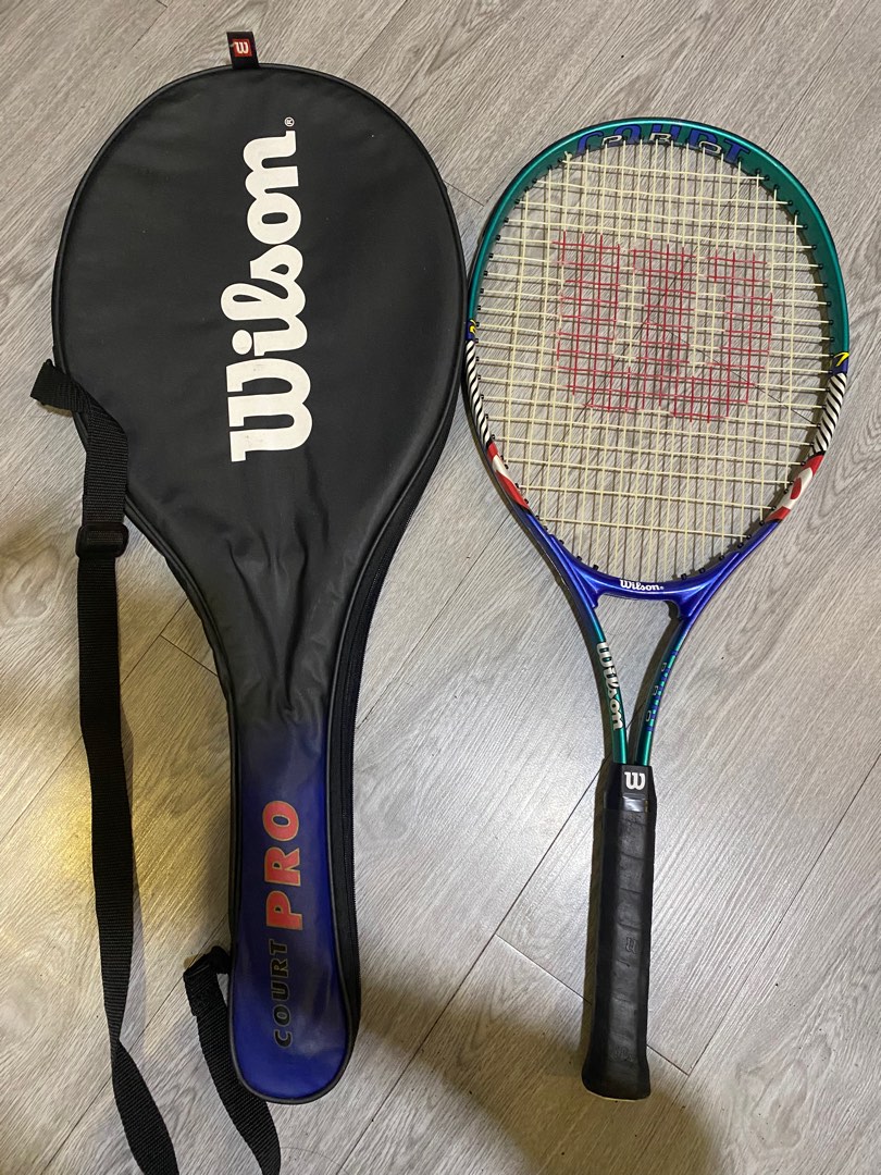 Wilson Tennis Racket Court Pro, Sports Equipment, Sports & Games ...
