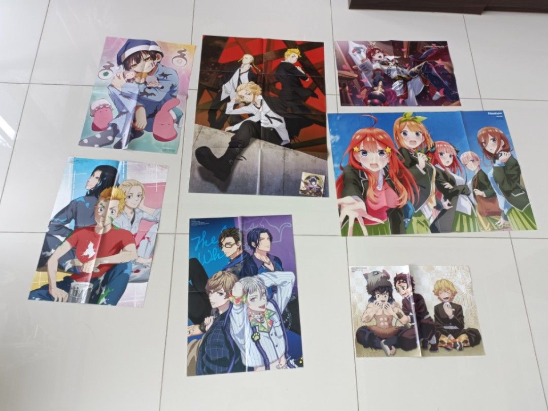[WTS] anime merchandise posters (Tokyo revengers, demon slayer, The ...