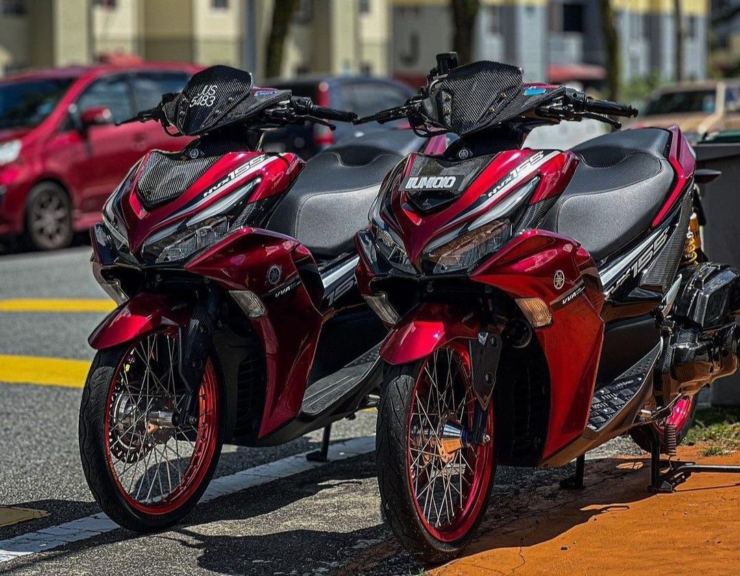 Yamaha Aerox/NVX V2 Maroon 2023 Vietnam Coverset Ori/Hly (Instock ...