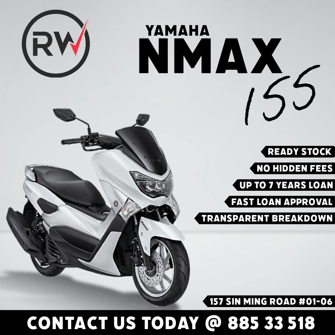 YAMAHA NMAX V2 READY STOCK, Motorcycles, Motorcycles for Sale, Class 2B ...