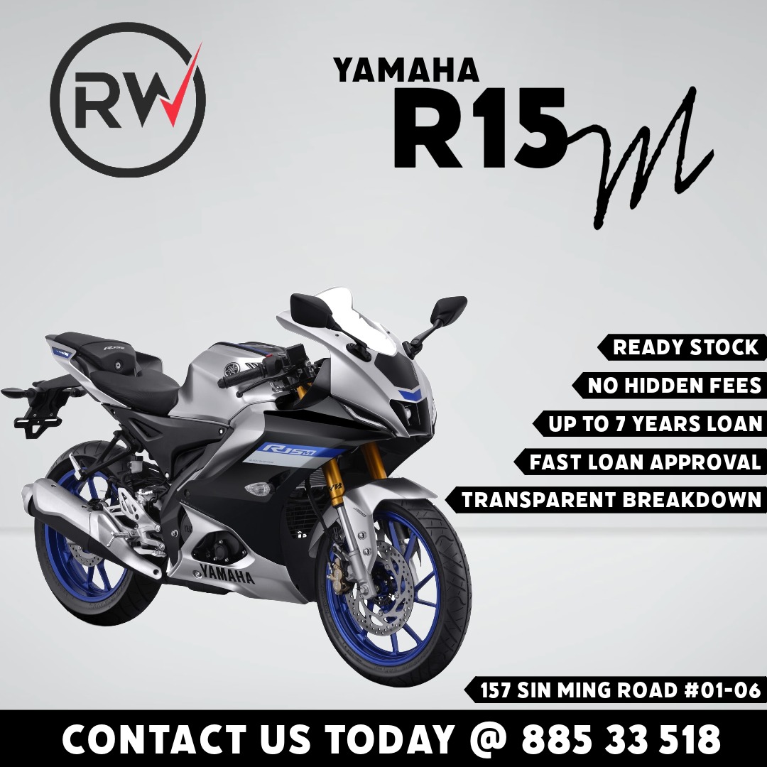 YAMAHA R15 M READY STOCK, Motorcycles, Motorcycles for Sale, Class 2B ...