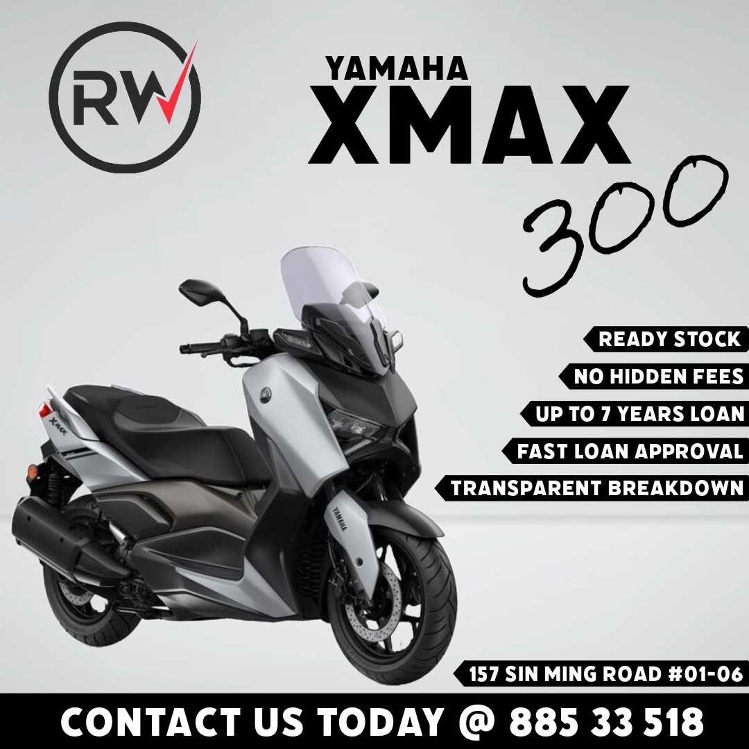 YAMAHA XMAX 300 READY STOCK, Motorcycles, Motorcycles for Sale, Class ...