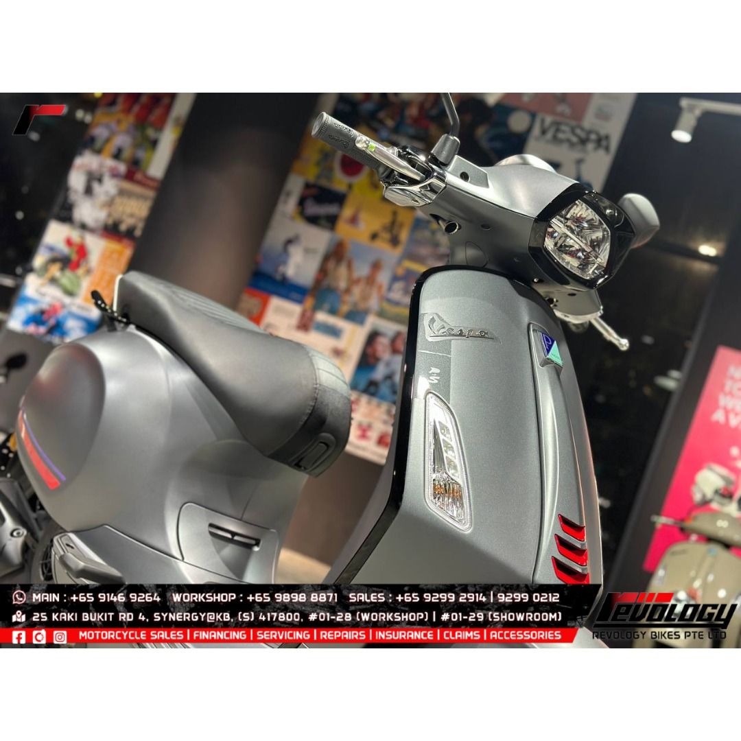 YEAR END PROMO ! FREE ORIGINAL VESPA BOX & RACK ! VESPA SPRINT READY ...