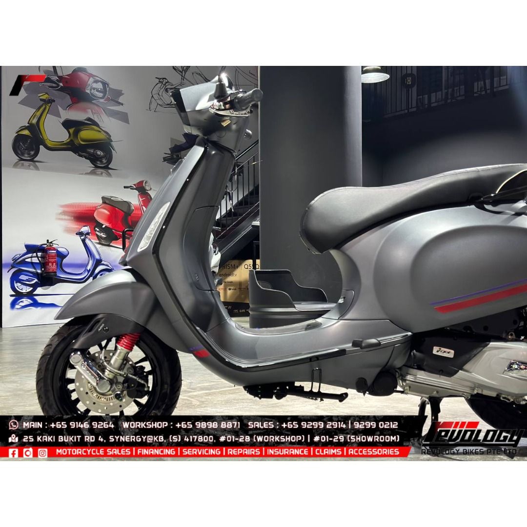 YEAR END PROMO ! FREE ORIGINAL VESPA BOX & RACK ! VESPA SPRINT READY ...