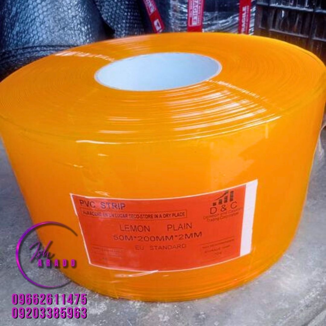 yellow plain pvc curtain for warehouse, Commercial & Industrial ...