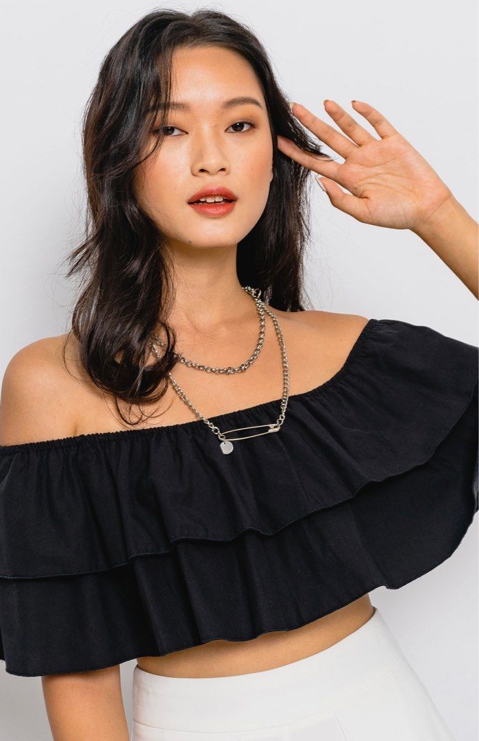 YHF Parfait Top in Black, Women's Fashion, Tops, Sleeveless on Carousell