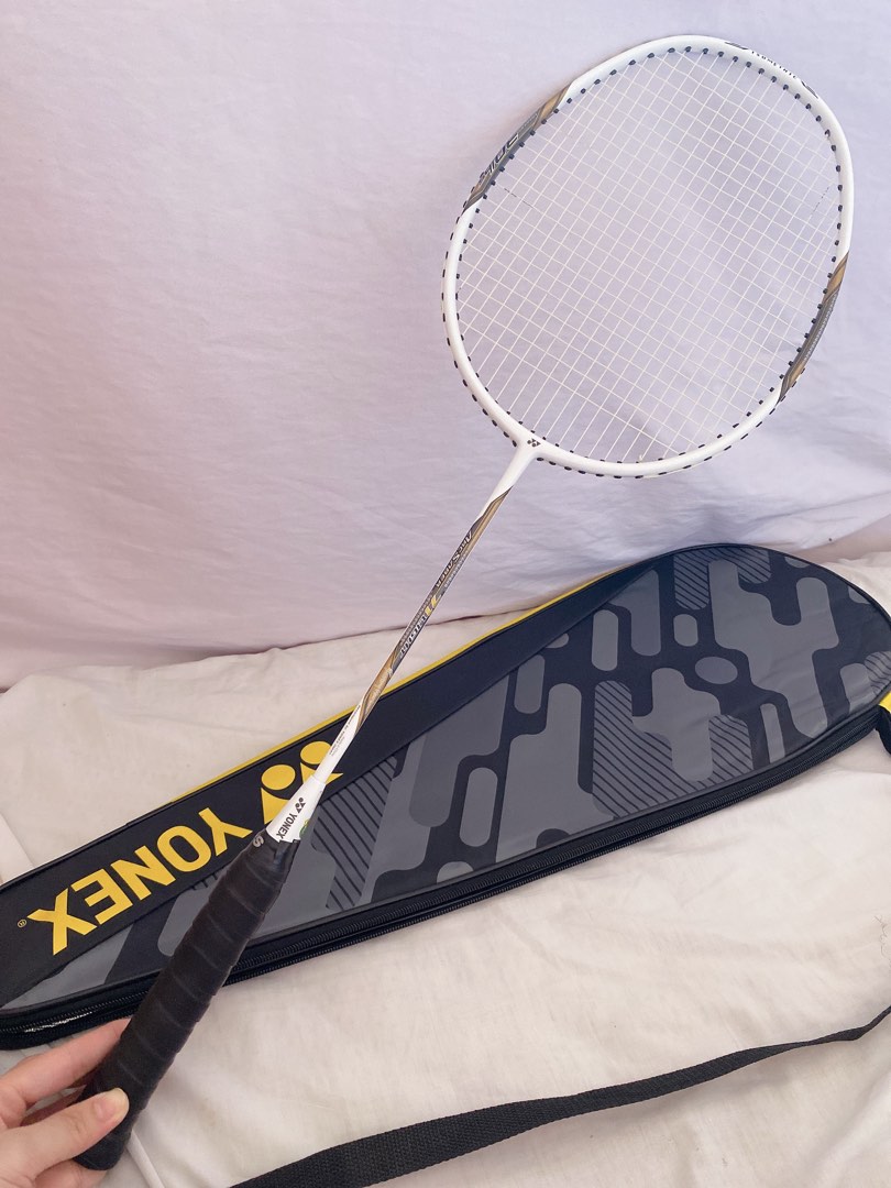 Yonex Badminton Racket Original/Authentic - White Color with Bag ...