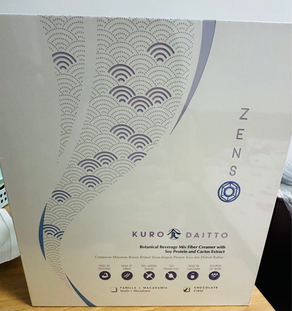 Zenso Daitto Chocolate Shake. 2 packs for $60., Health & Nutrition ...