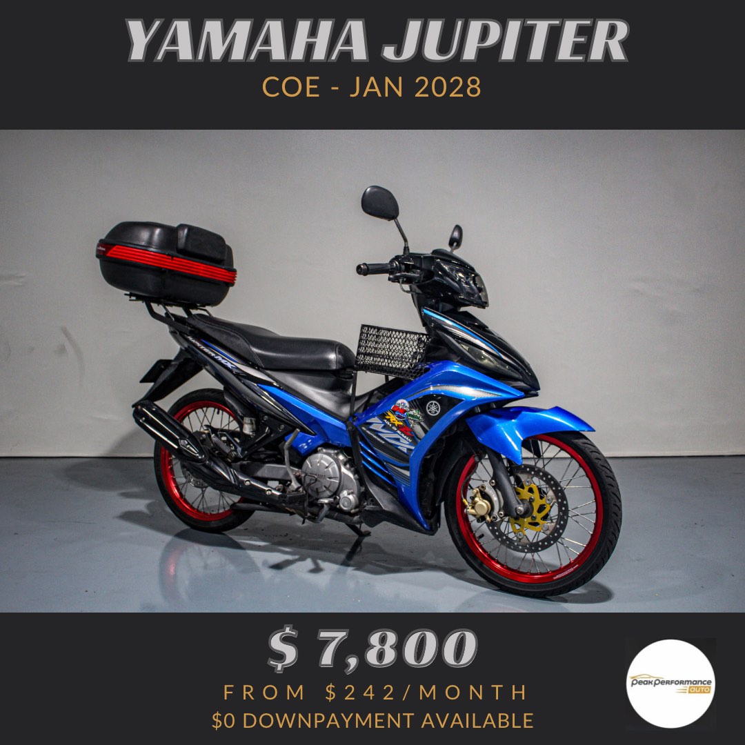 $0 Downpayment Yamaha Jupiter / Yamaha Jupiter, Motorcycles ...