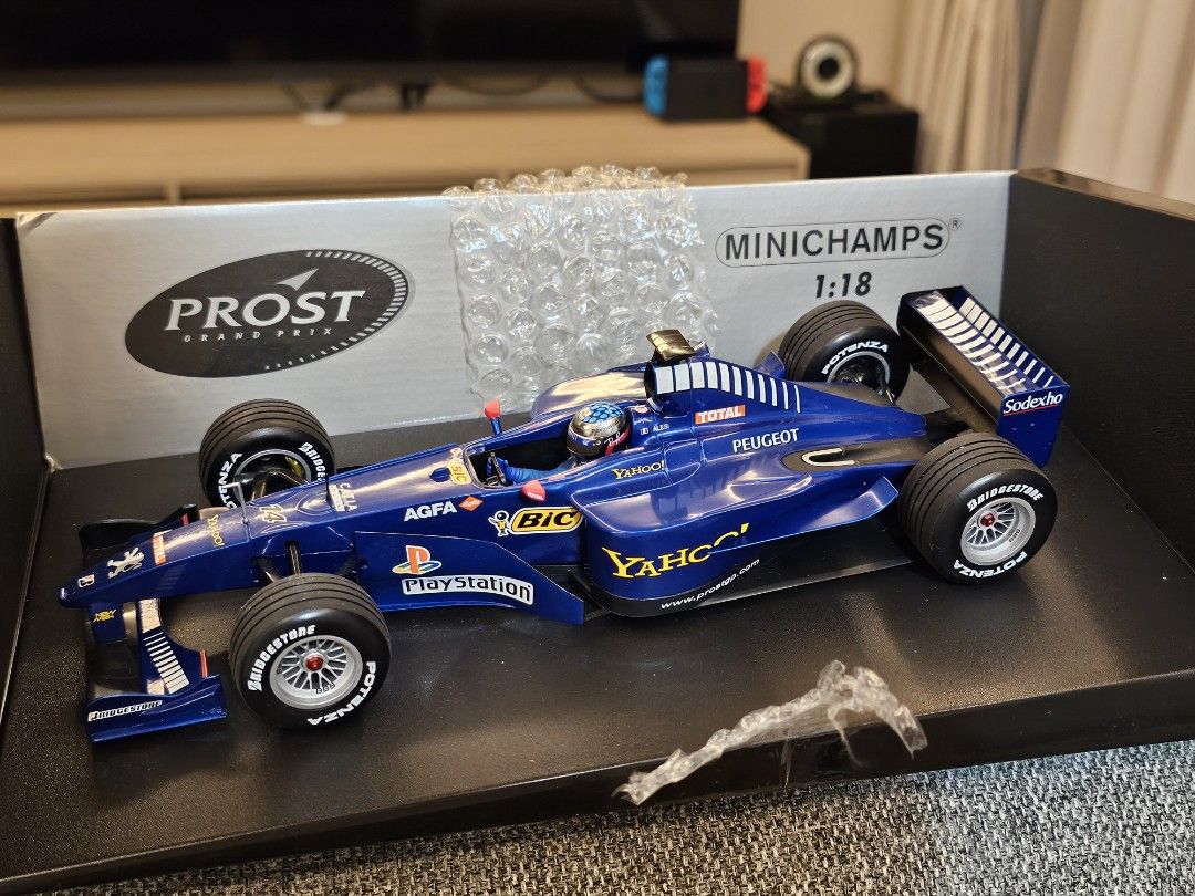 1/18 Prost AP03 2000 F1 car (Jean Alesi), Hobbies & Toys, Toys & Games ...