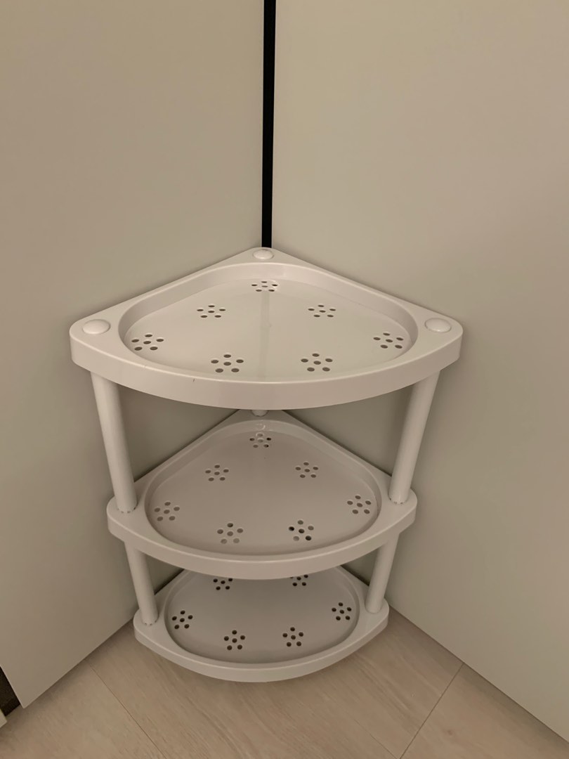 3 tier Corner shelf, Furniture & Home Living, Home Improvement ...