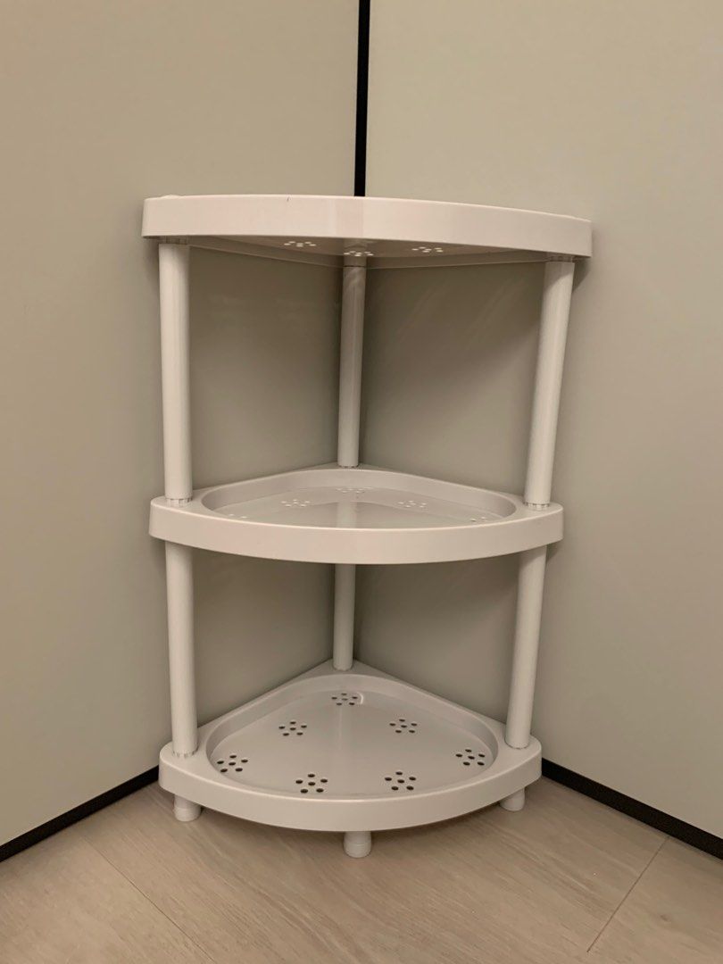 3 tier Corner shelf, Furniture & Home Living, Home Improvement ...