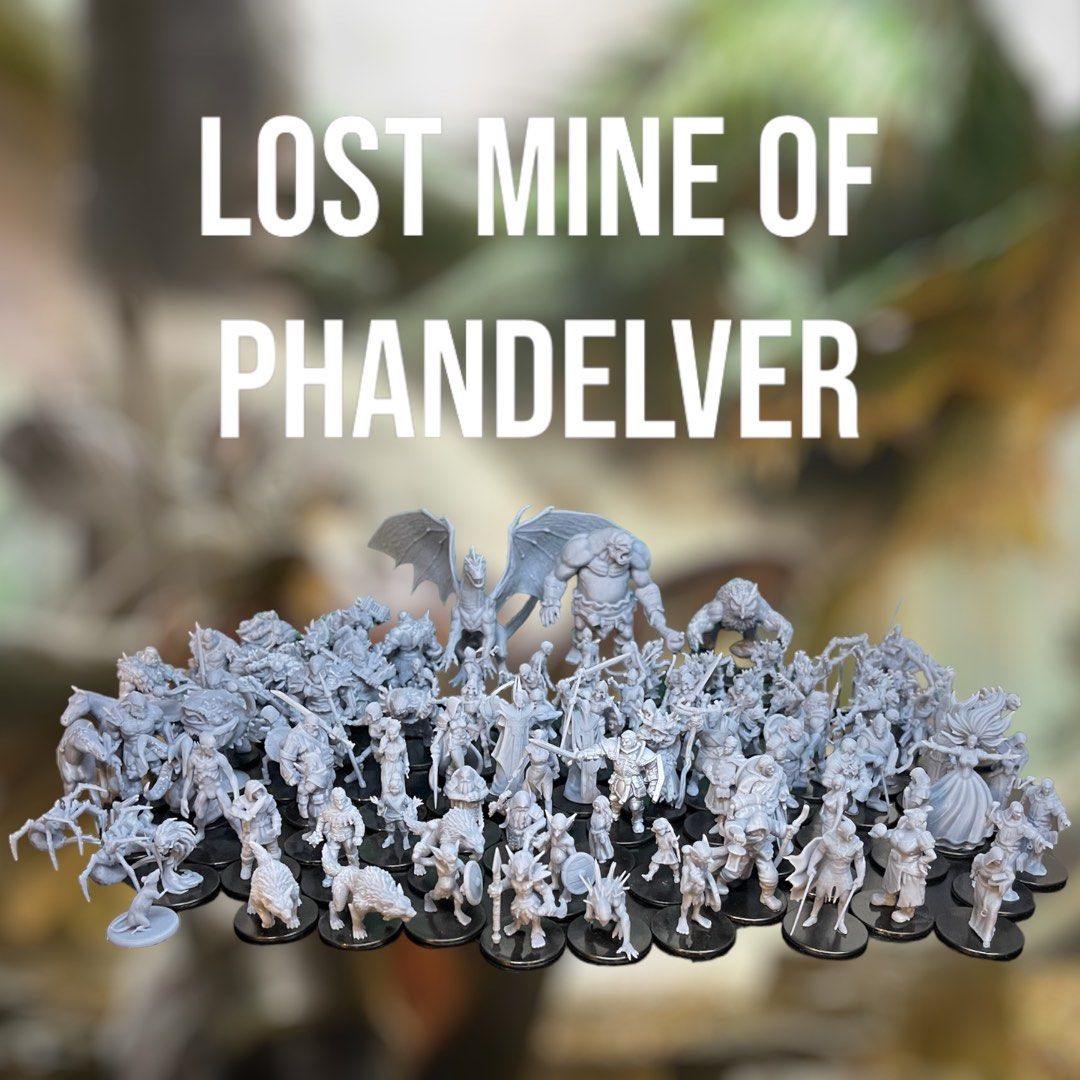 3D Printed Miniatures for Lost Mine of Phandelver D&D, Hobbies & Toys ...