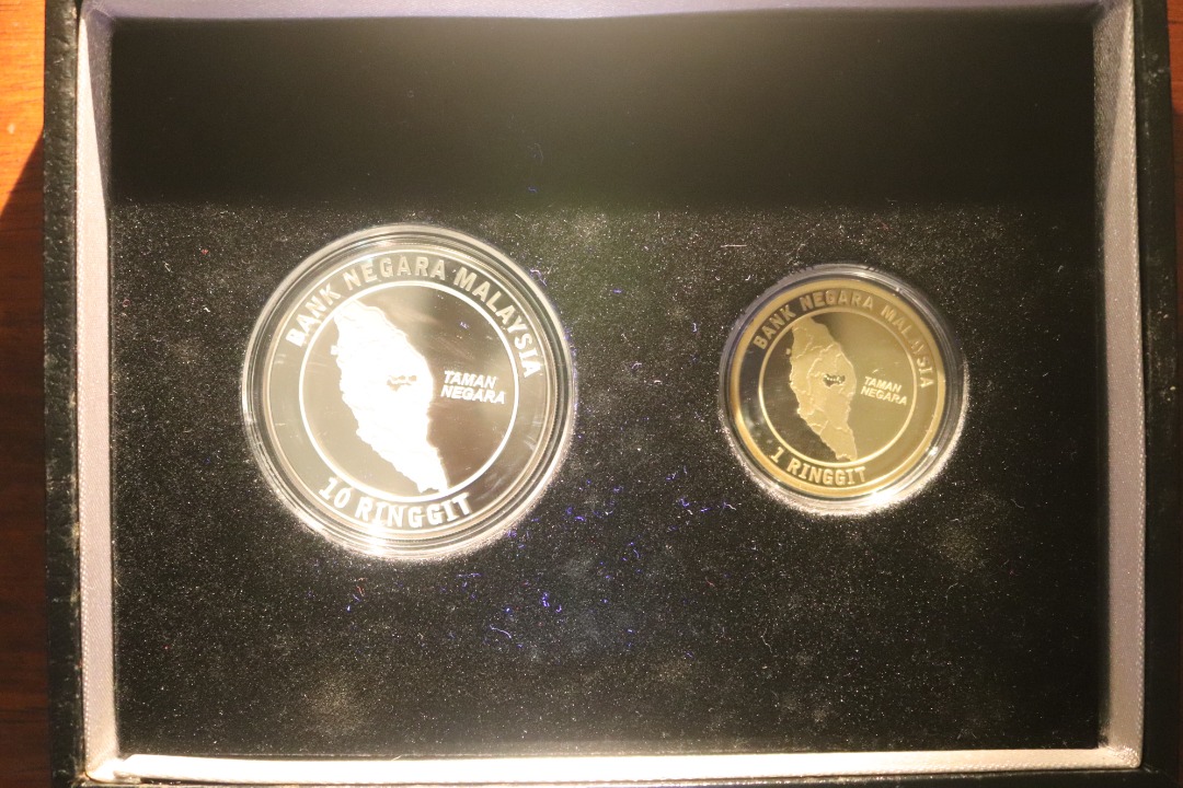 75th Anniversary of Taman Negara Set of 2 Proof Coin / Duit Syiling ...