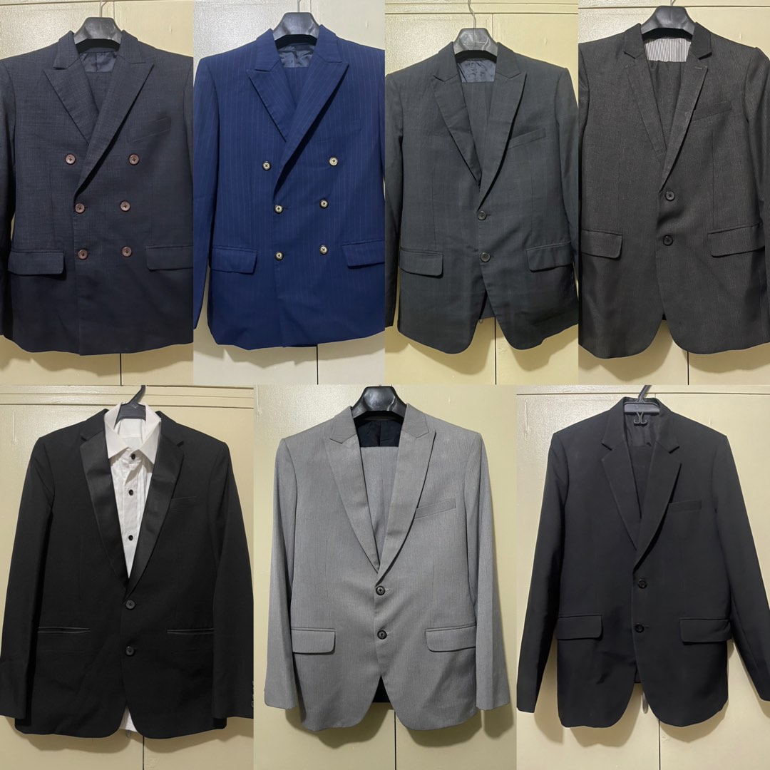 7 sets Bespoke Suit / Coat / Americana, Men's Fashion, Coats, Jackets ...