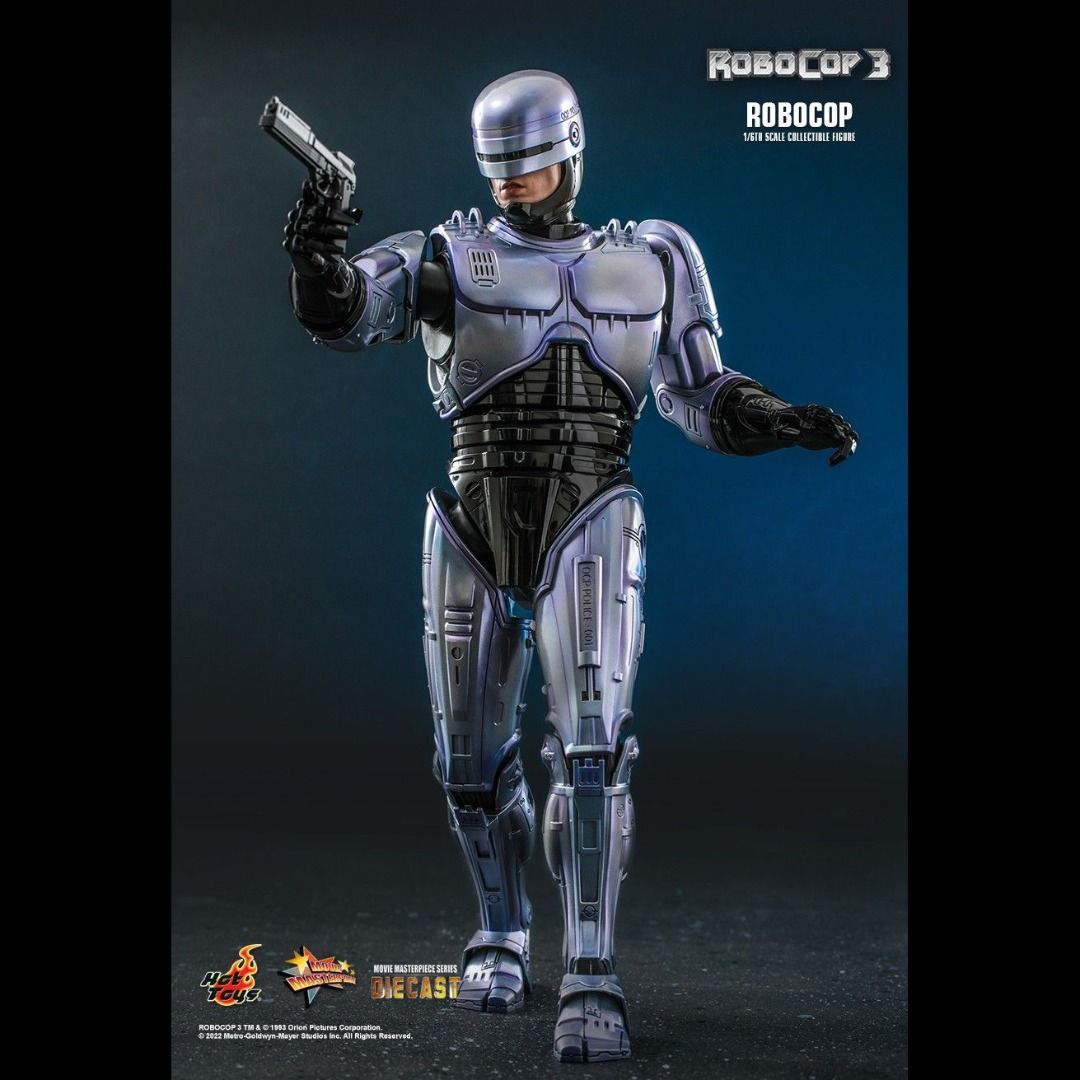 [牛頭角站85折] ROBOCOP 3 超合金版figure HOT TOYS HT MMS669D49B ROBOCOP with ...