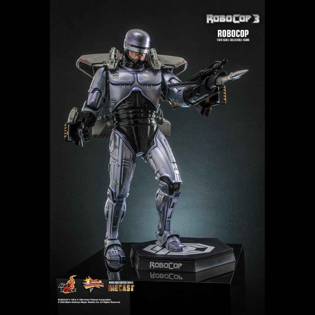 [牛頭角站85折] ROBOCOP 3 超合金版figure HOT TOYS HT MMS669D49B ROBOCOP with ...