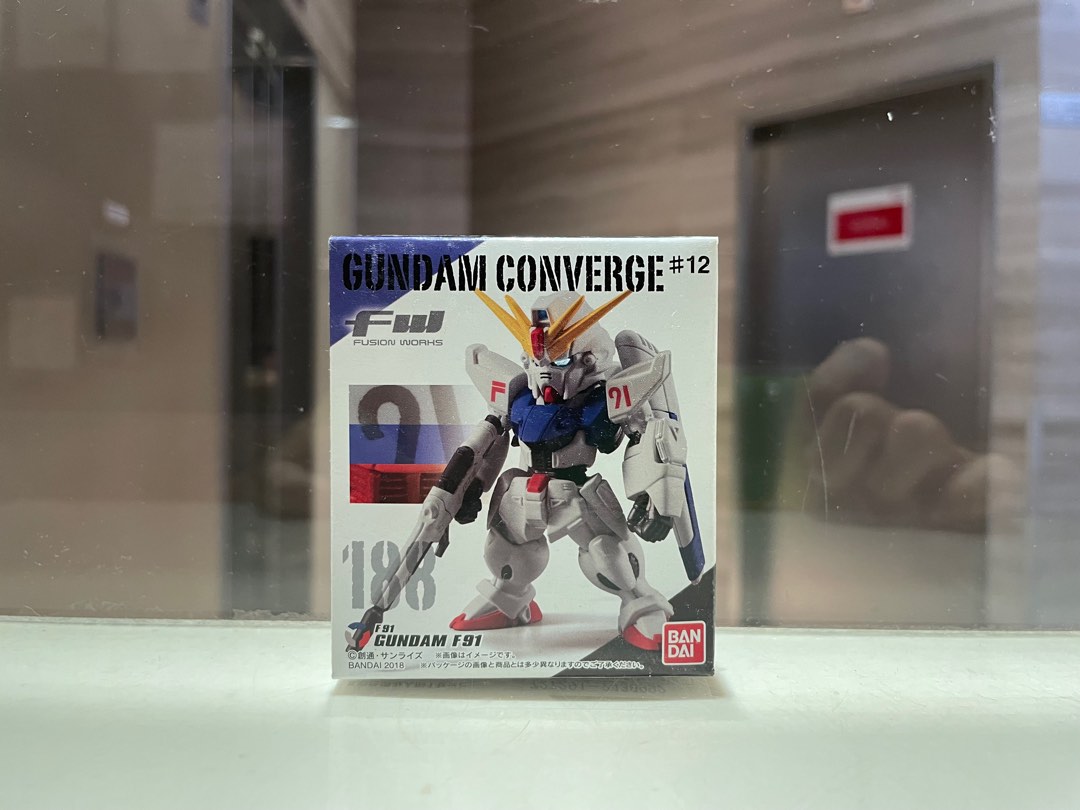 2018 Bandai 萬代 FW #12 188 Gundam Converge 機動戰士 高達 鋼彈 E.F.S.F. F91 Gundam figure 菓子玩具 果子玩具 食玩 盒蛋 ...