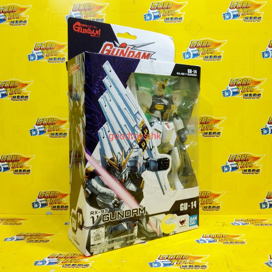 全新未開封 BANDAI GUNDAM UNIVERSE GU-14 機動戰士高達 RX-93 NU GUNDAM, 興趣及遊戲, 玩具 ...