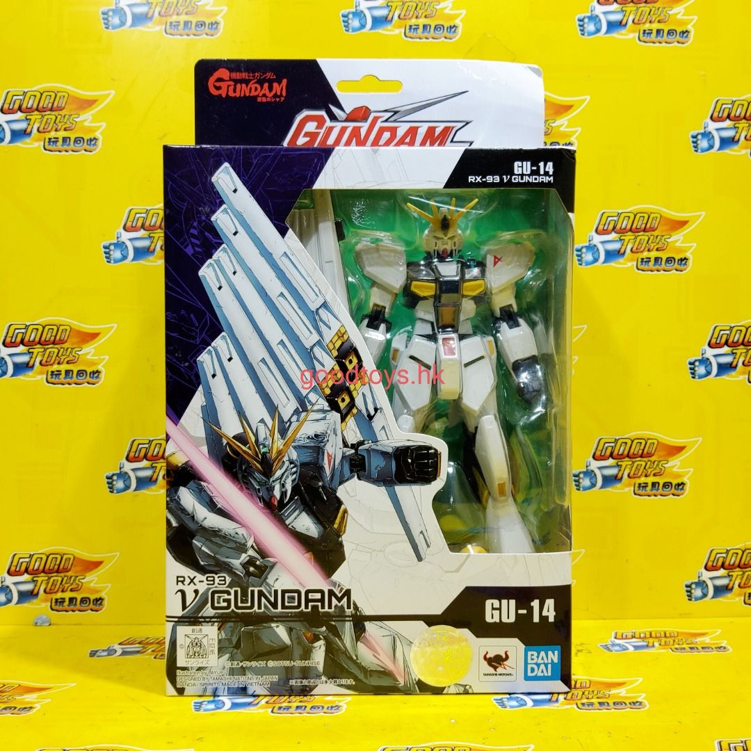 全新未開封 BANDAI GUNDAM UNIVERSE GU-14 機動戰士高達 RX-93 NU GUNDAM, 興趣及遊戲, 玩具 ...
