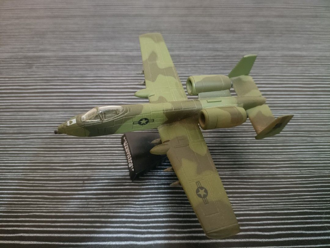 A-10 Thunderbolt Warthog Fighter Plane Die Cast, Hobbies & Toys, Toys ...