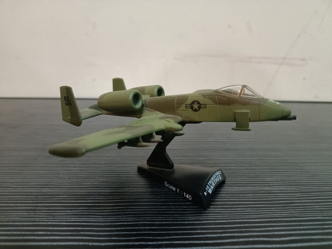 A-10 Thunderbolt Warthog Fighter Plane Die Cast, Hobbies & Toys, Toys ...