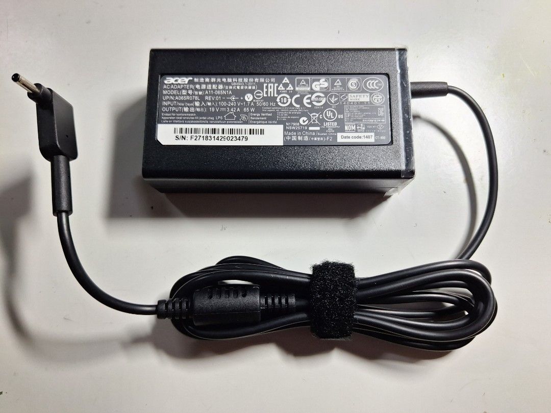 Acer Laptop Charger (65W), Computers & Tech, Parts & Accessories ...