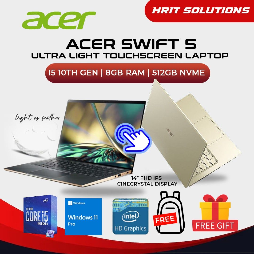 ACER Swift touchscreen ultra light weight, Computers & Tech, Laptops ...
