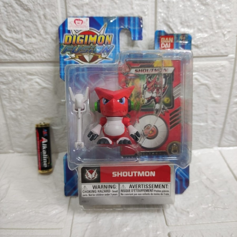 Action Figure Digimon Xros Wars Shoutmon, Toys & Collectibles, Mainan ...