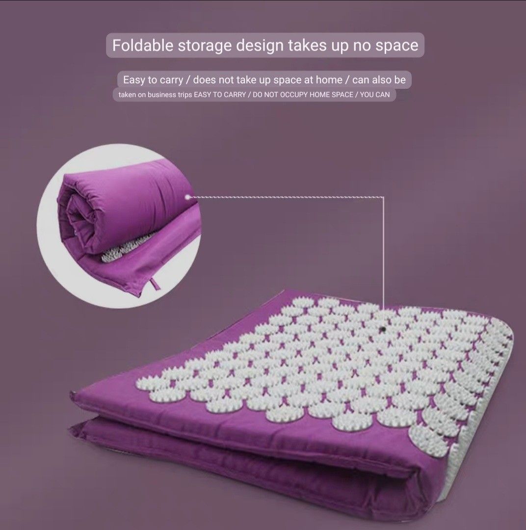Acupuncture massage mat, Health & Nutrition, Massage Devices on Carousell