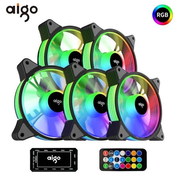 Aigo AR12 Computer CPU Desktop Case Fan Ventoinha PC Unlimited Space ...