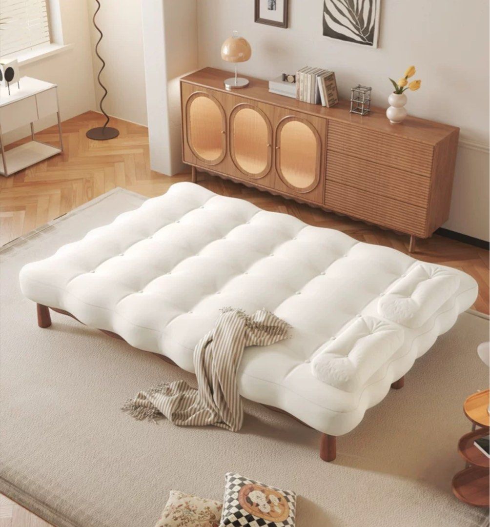 ALO Japandi Fabric Sofa Bed, Furniture & Home Living, Furniture, Sofas ...