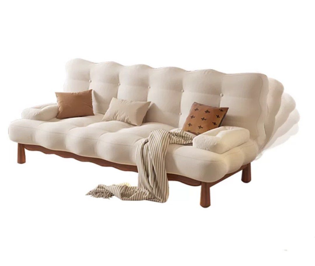 ALO Japandi Fabric Sofa Bed, Furniture & Home Living, Furniture, Sofas ...