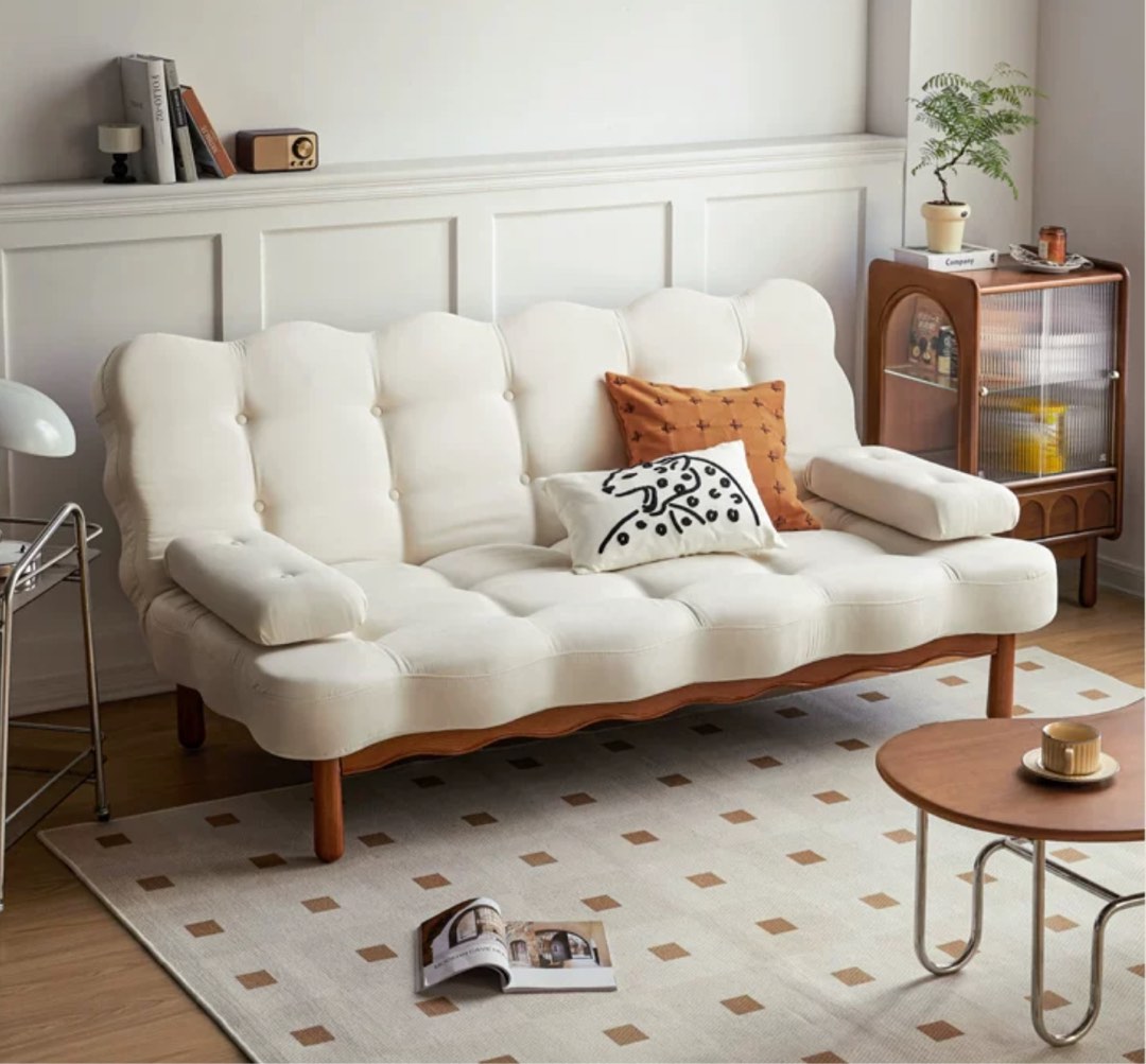 ALO Japandi Fabric Sofa Bed, Furniture & Home Living, Furniture, Sofas ...