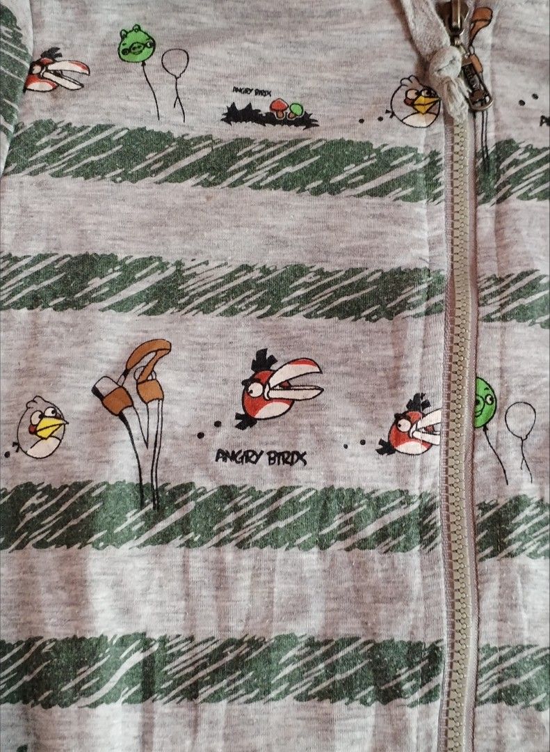 Angry birds jacket, Babies & Kids, Babies & Kids Fashion on Carousell